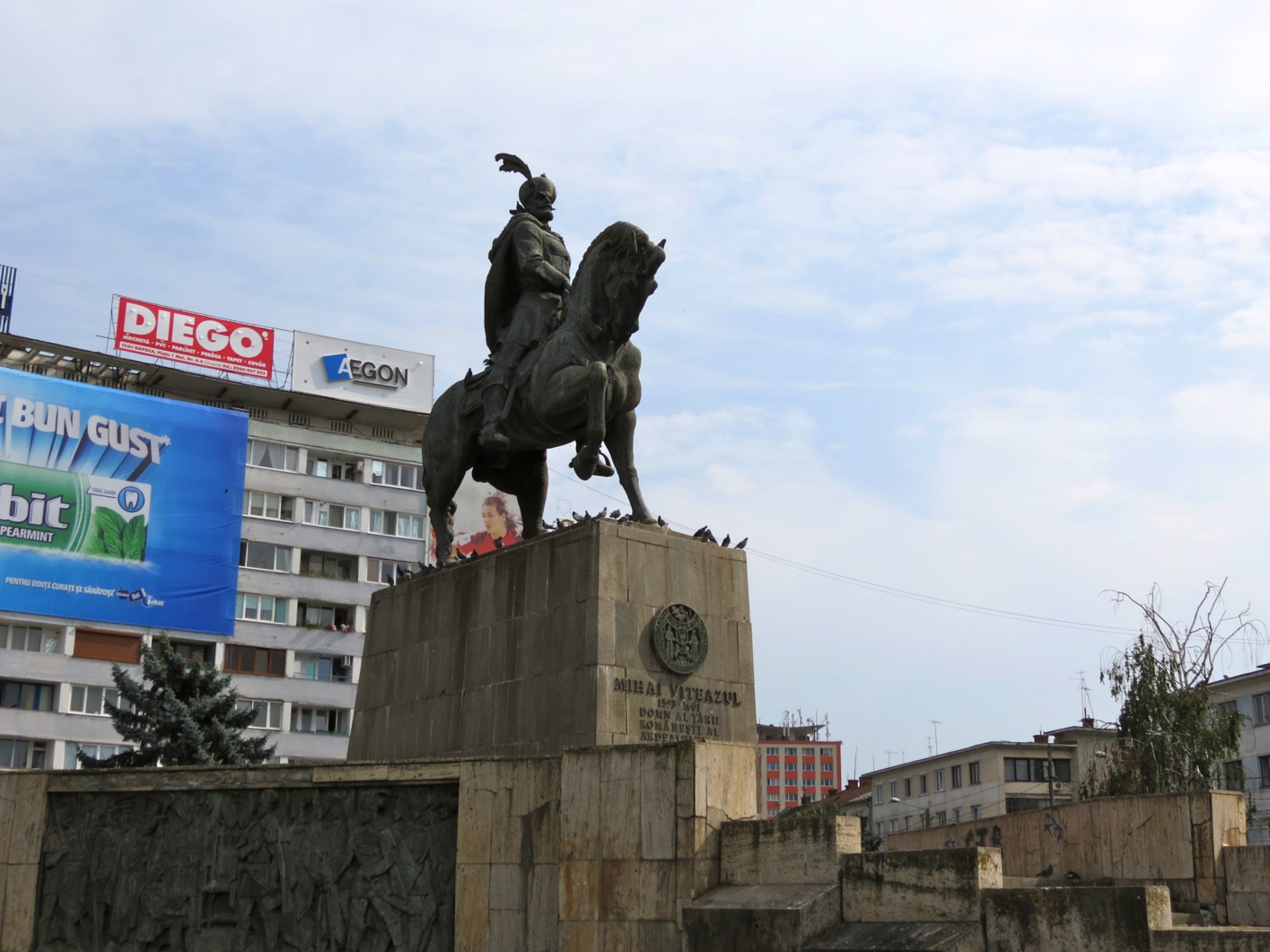 Equestrian statue of Michael the Brave in Cluj-Napoca Romania