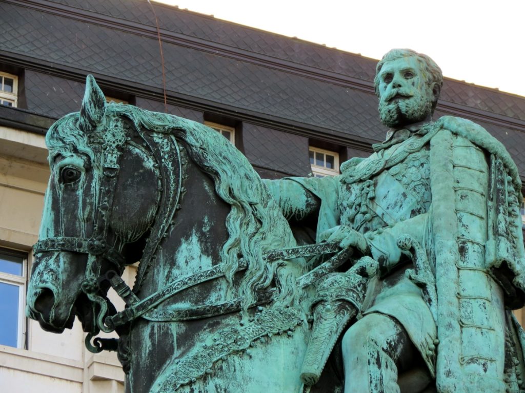 Equestrian statue of Prince Mihailo in Belgrade Serbia