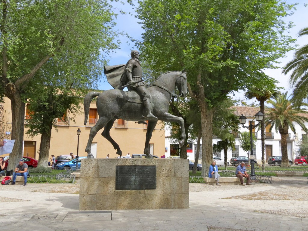 Equestrian statue of Diego de Almagro in Almagro Spain