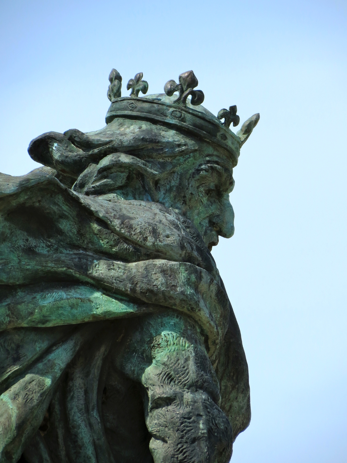 Equestrian statue of Alfonso VIII in Plasencia Spain