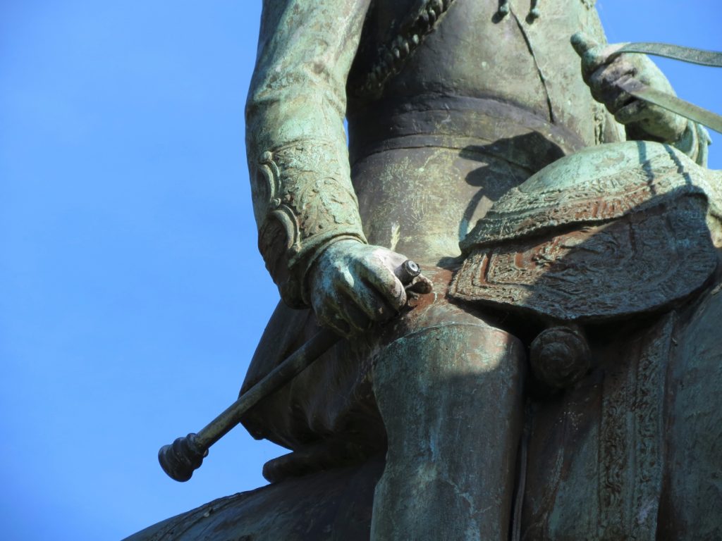 Equestrian statue of Horatio Herbert Kitchener in Chatham UK
