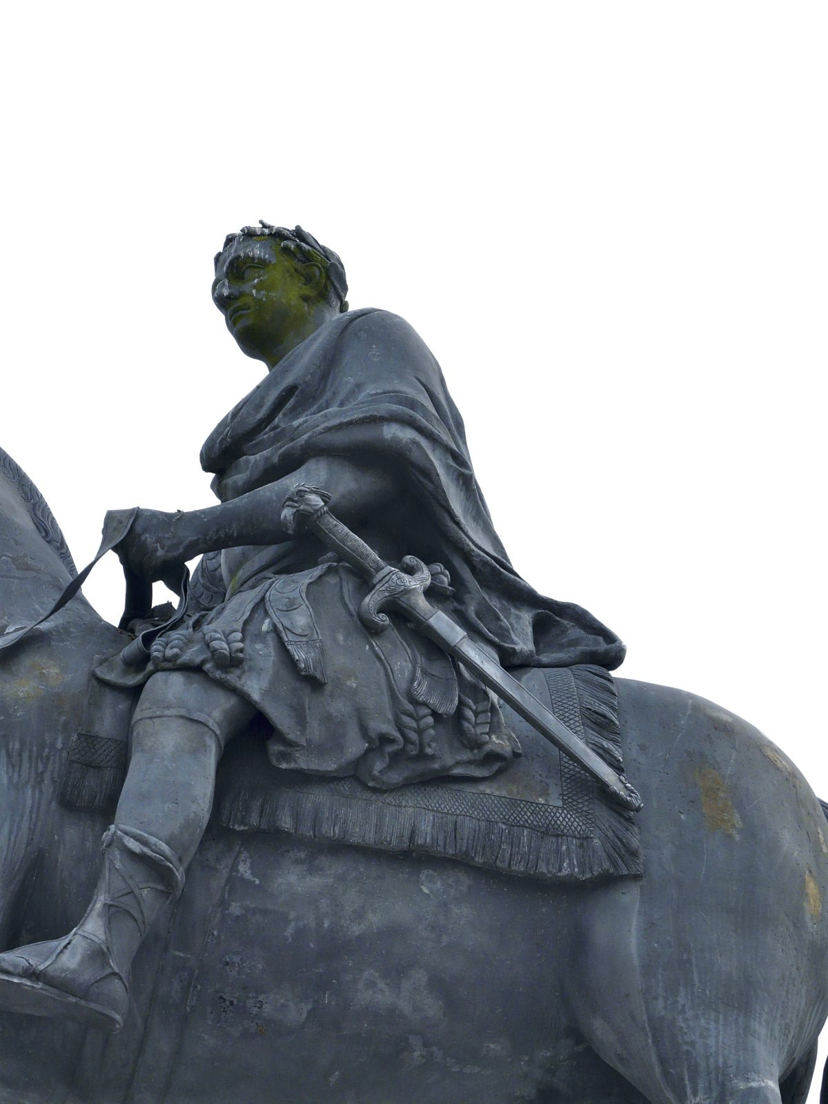 Equestrian statue of William III in Petersfield UK