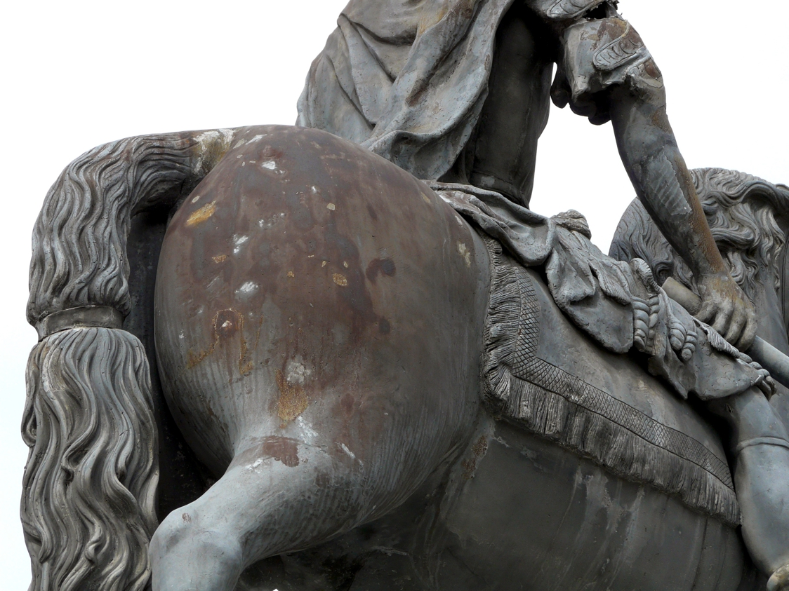 Equestrian statue of William III in Petersfield UK