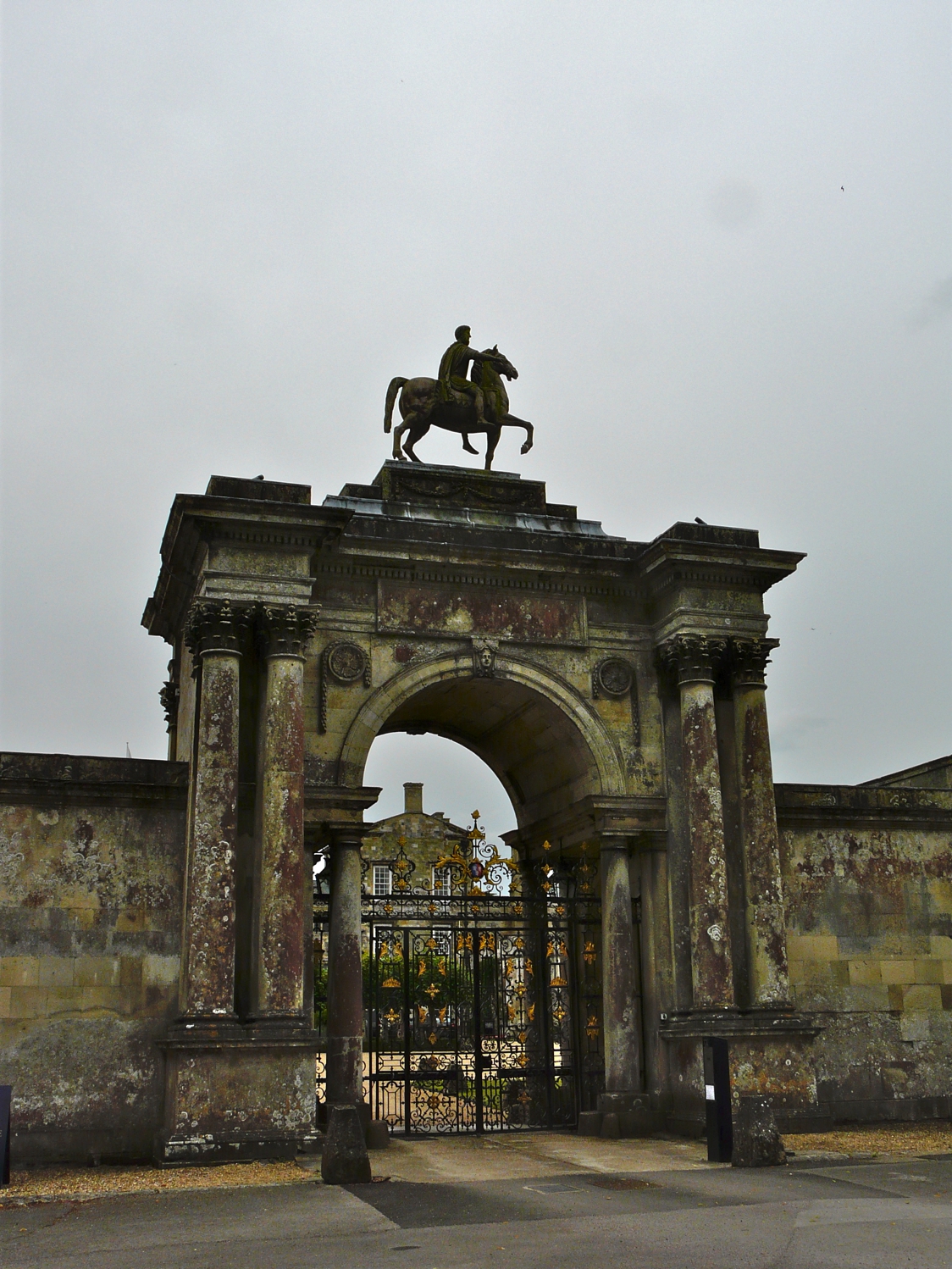 Equestrian statue of Marcus Aurelius in Wilton UK