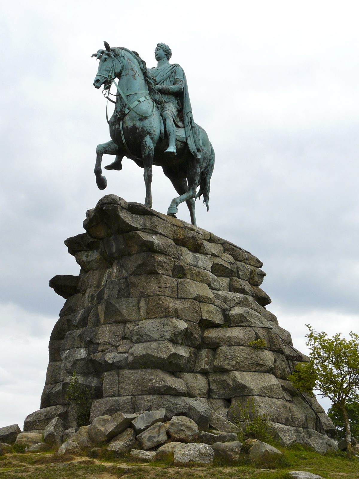 Equestrian statue of George III in Windsor UK