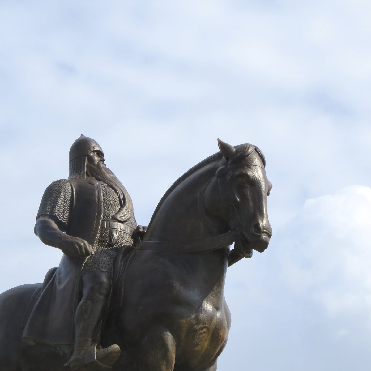 Equestrian statue of Thomas Masaryk in IL Chicago US