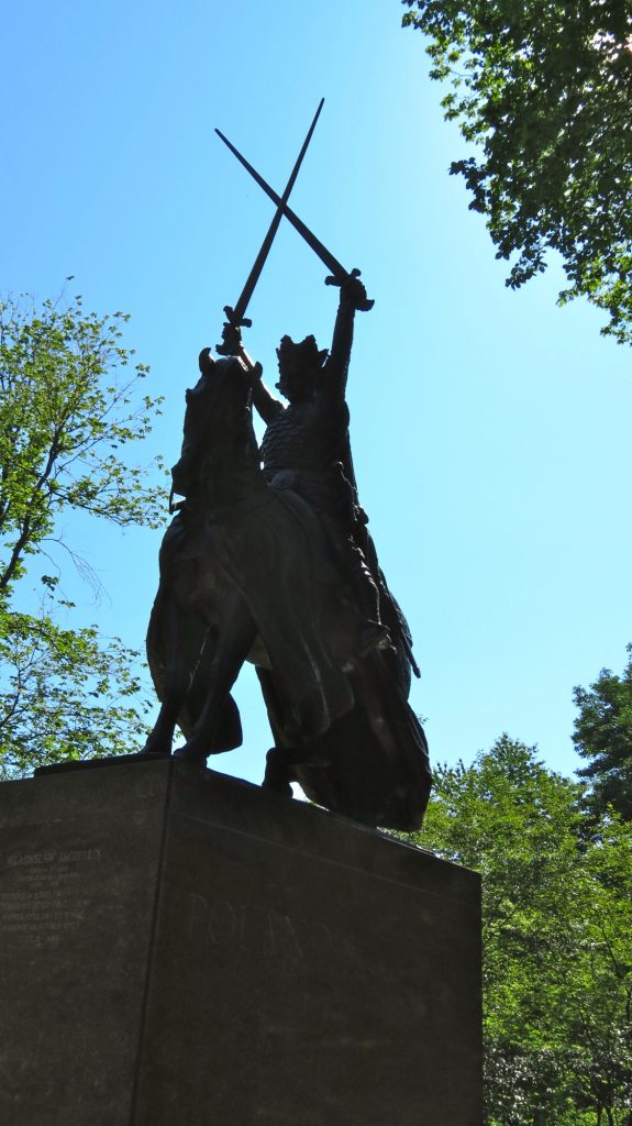 Equestrian statue of Wladyslaw Jagiello in NY New York City US