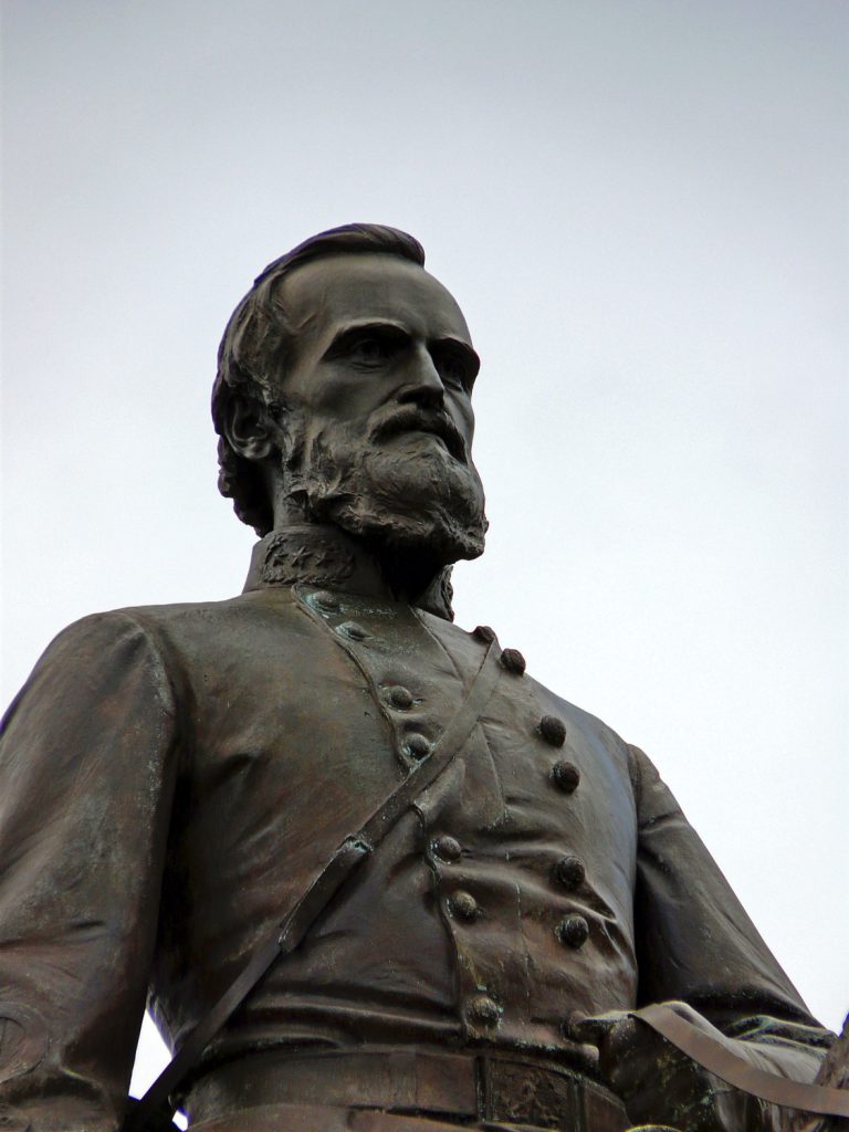 Equestrian statue of Thomas Jonathan Jackson in VA Richmond US
