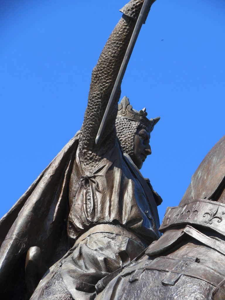 Equestrian statue of Louis IX in MO Saint Louis US
