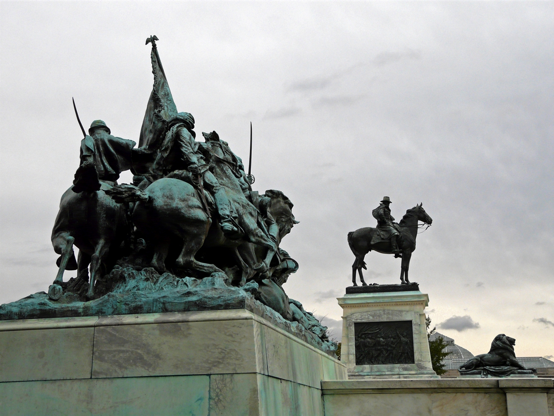 Equestrian statue of Ulysses S. Grant in Washington D.C. US