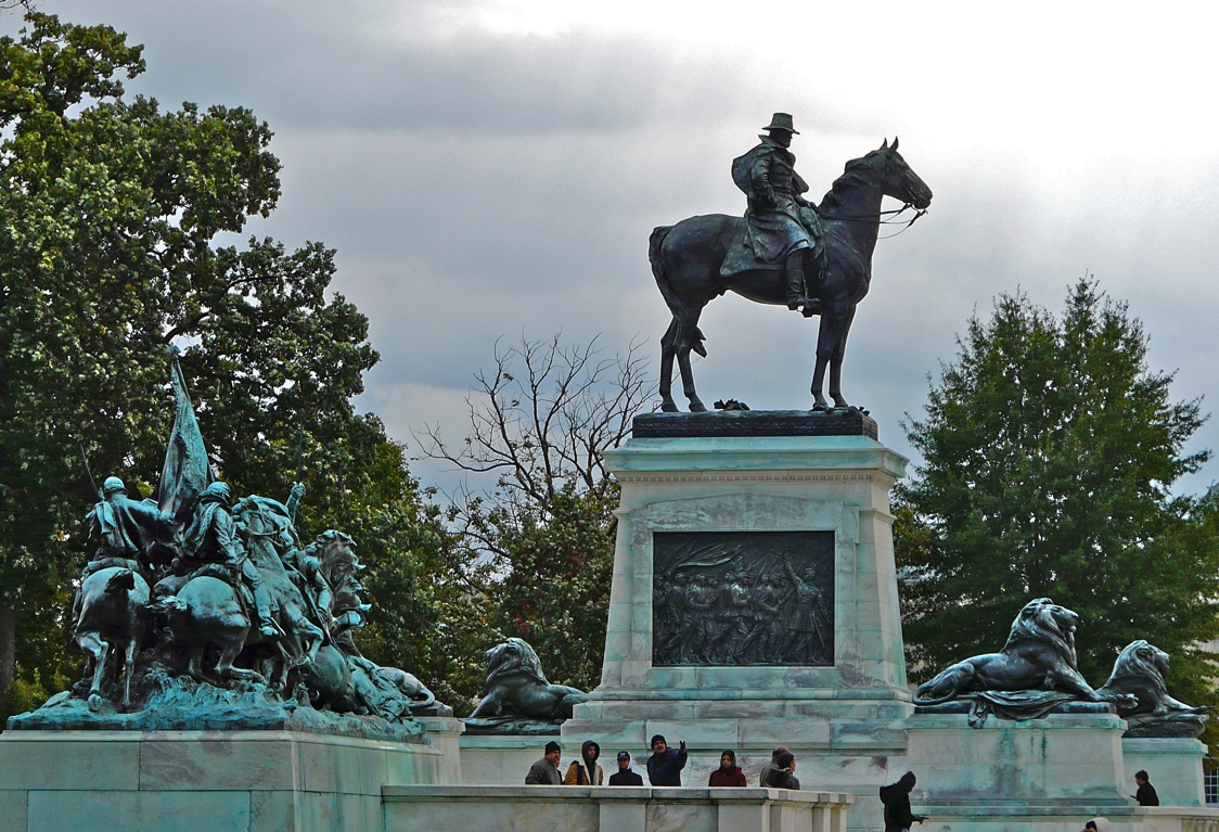 Equestrian statue of Ulysses S. Grant in Washington D.C. US