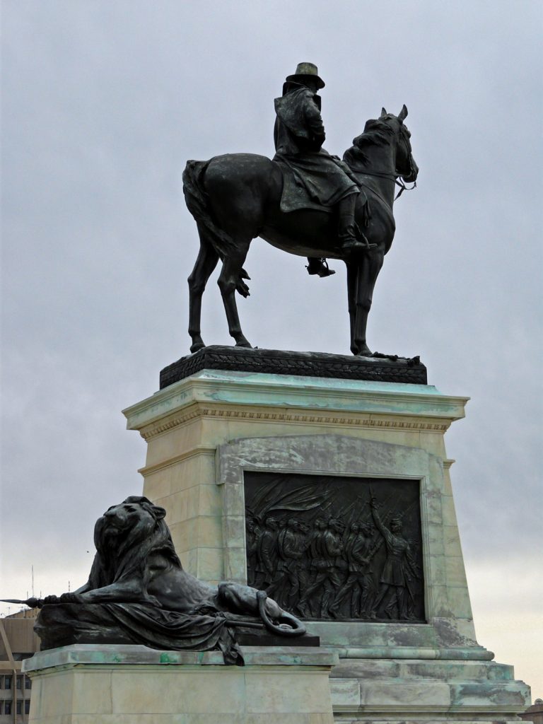 Equestrian statue of Ulysses S. Grant in Washington D.C. US
