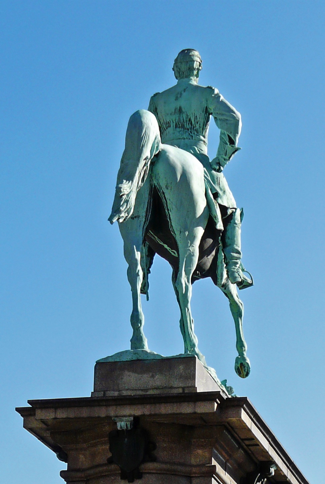 Equestrian statue of George Brinton McClellan in Washington D.C. US