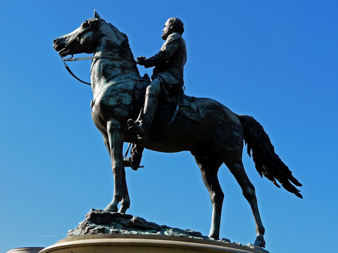 Equestrian statue of George H. Thomas in Washington D.C. US