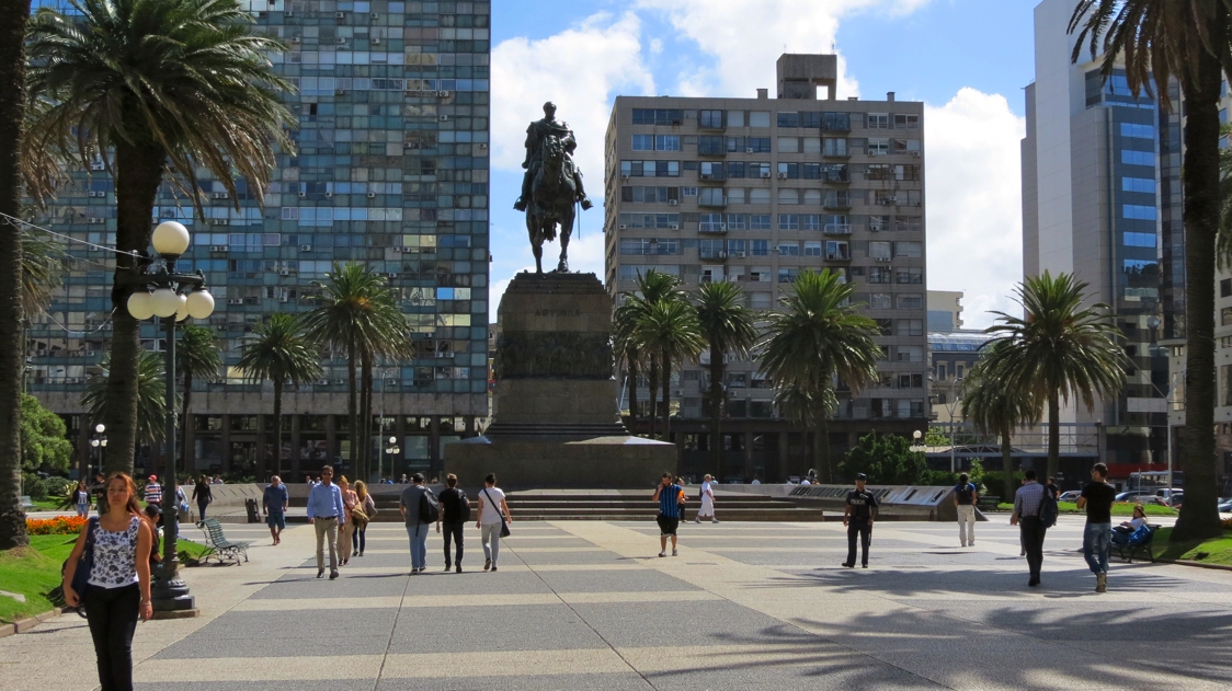 Equestrian statue of José Gervasio Artigas in Montevideo Uruguay