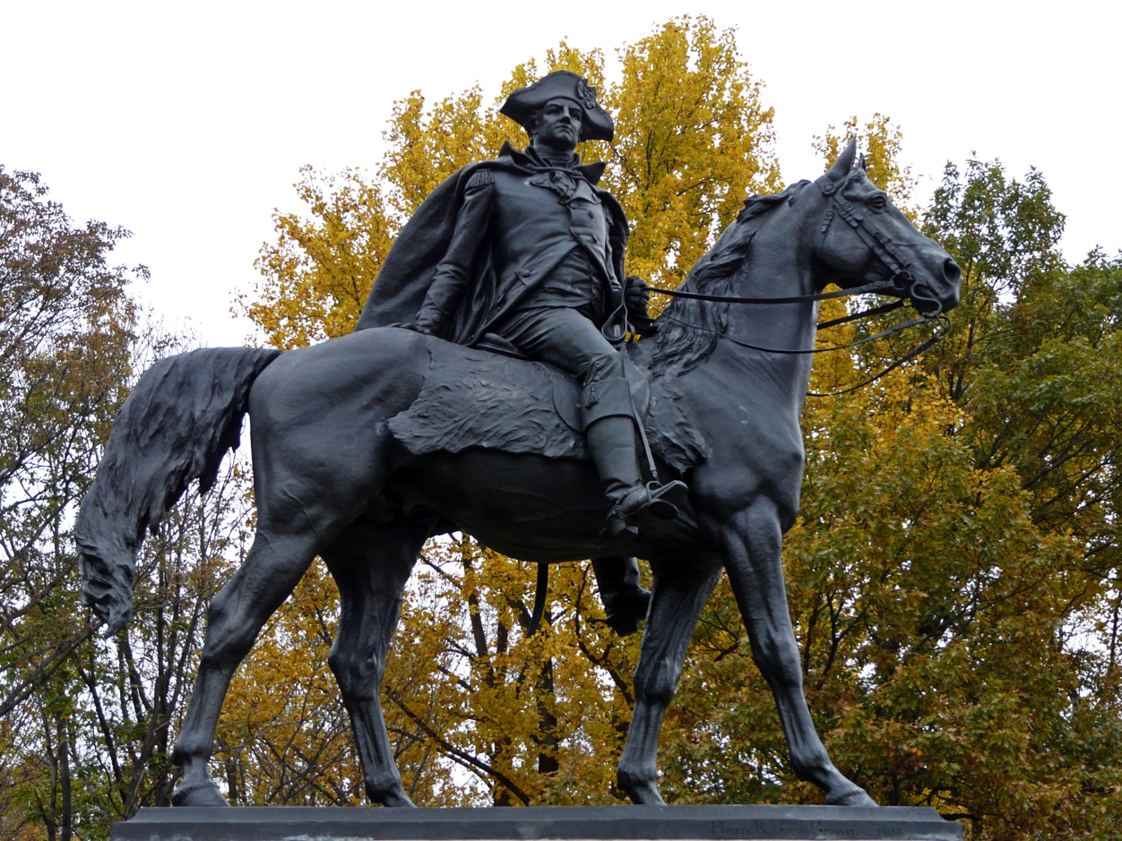 Equestrian statue of Anthony Wayne in PA Valley Forge US