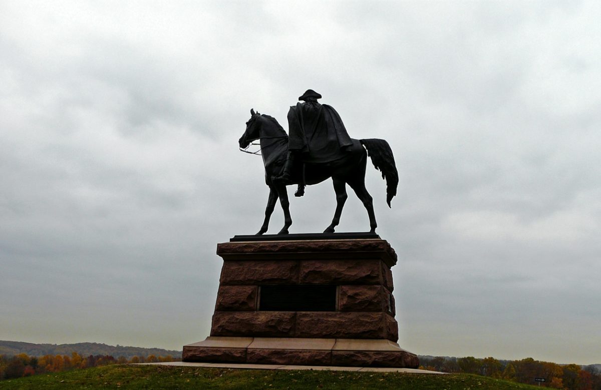 Equestrian statue of Anthony Wayne in PA Valley Forge US
