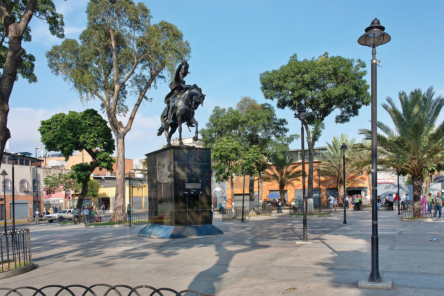 Equestrian statue of Antonio José de Sucre in Caracas Venezuela