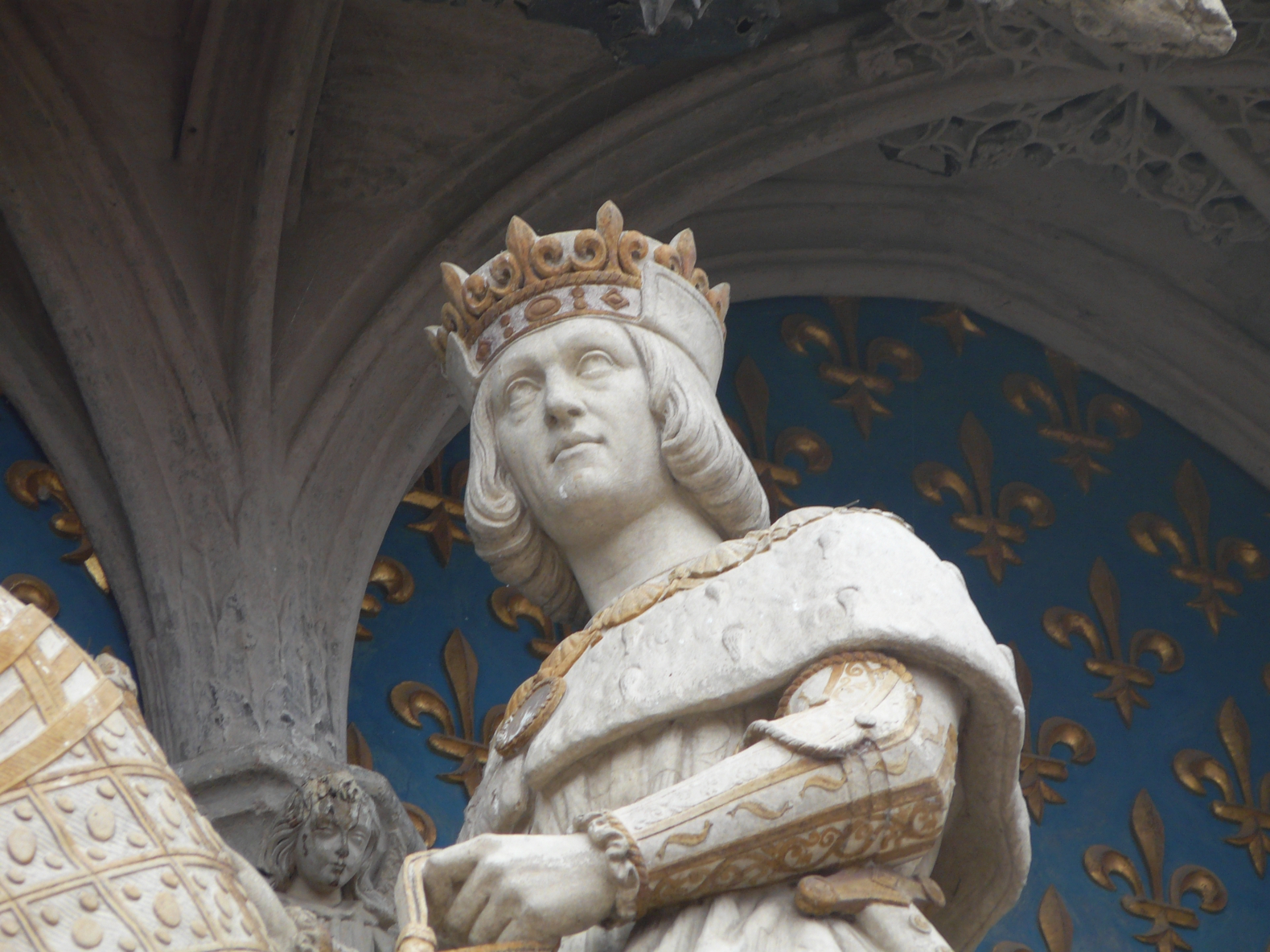 Equestrian statue of Louis Xll in Blois France