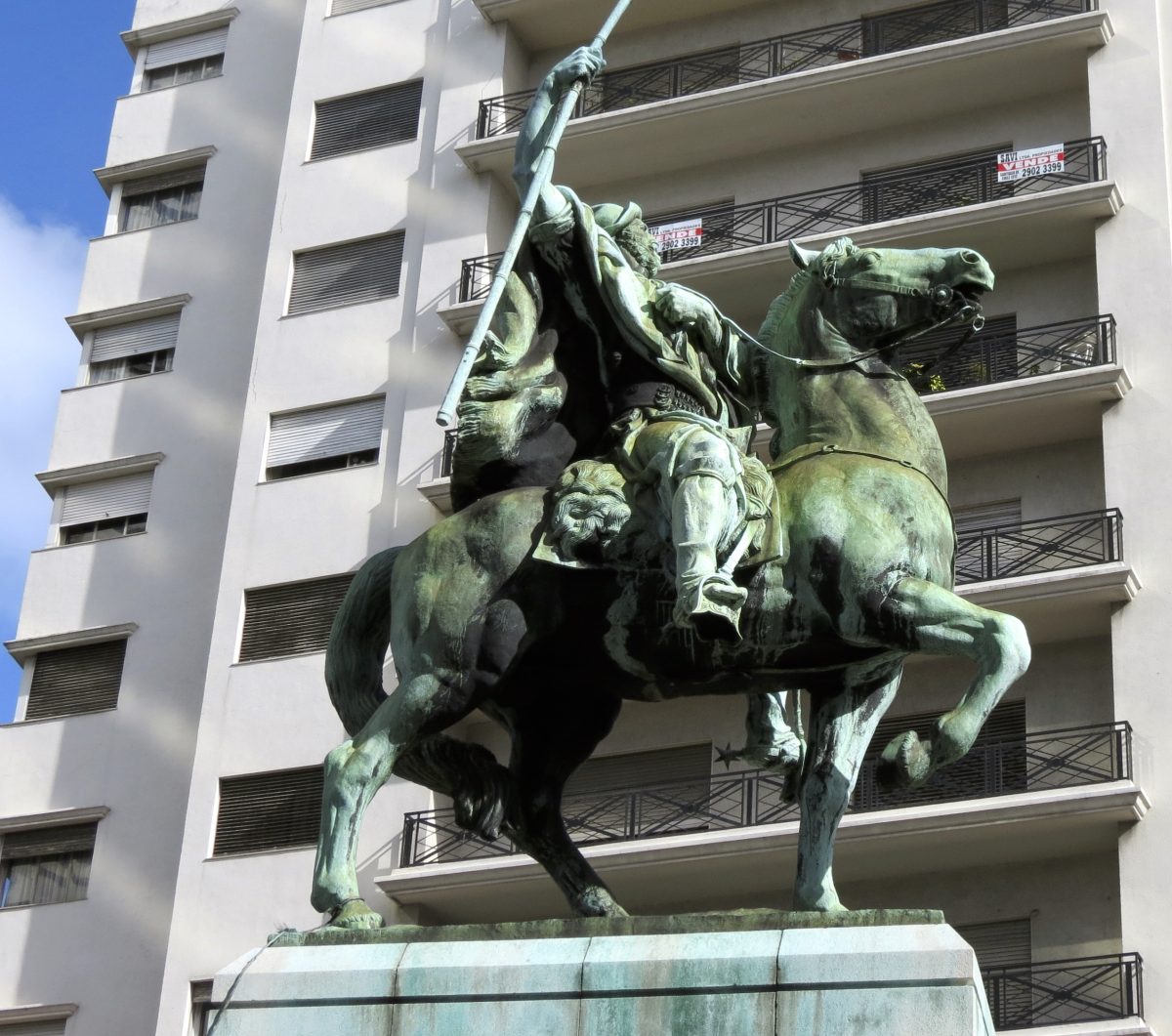 Equestrian statue of Gaucho in Montevideo Uruguay