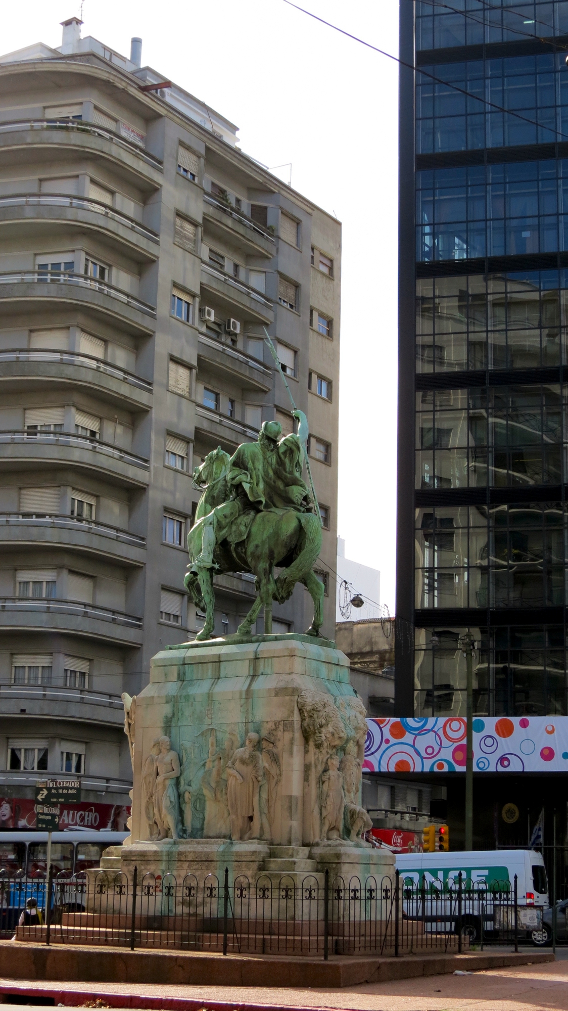 Equestrian statue of Gaucho in Montevideo Uruguay