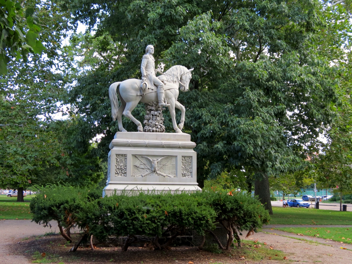Equestrian statue of George Washington in PA Pittsburgh US
