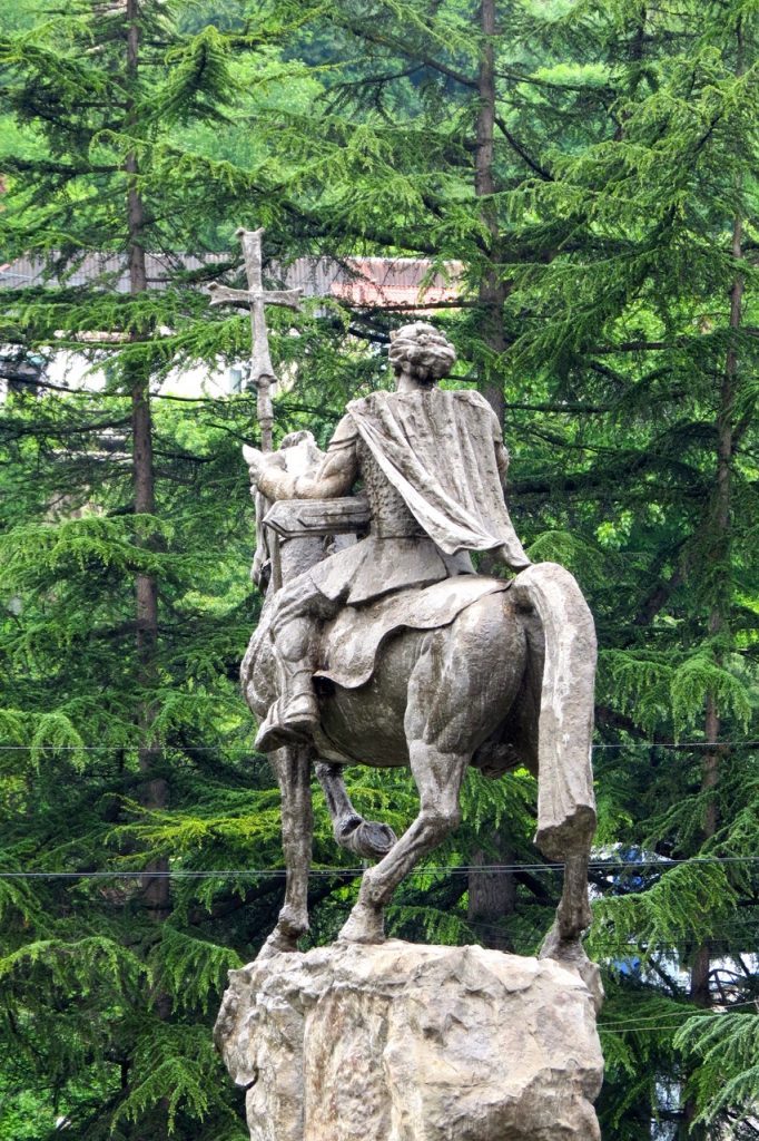 Ashot II - Equestrian statues