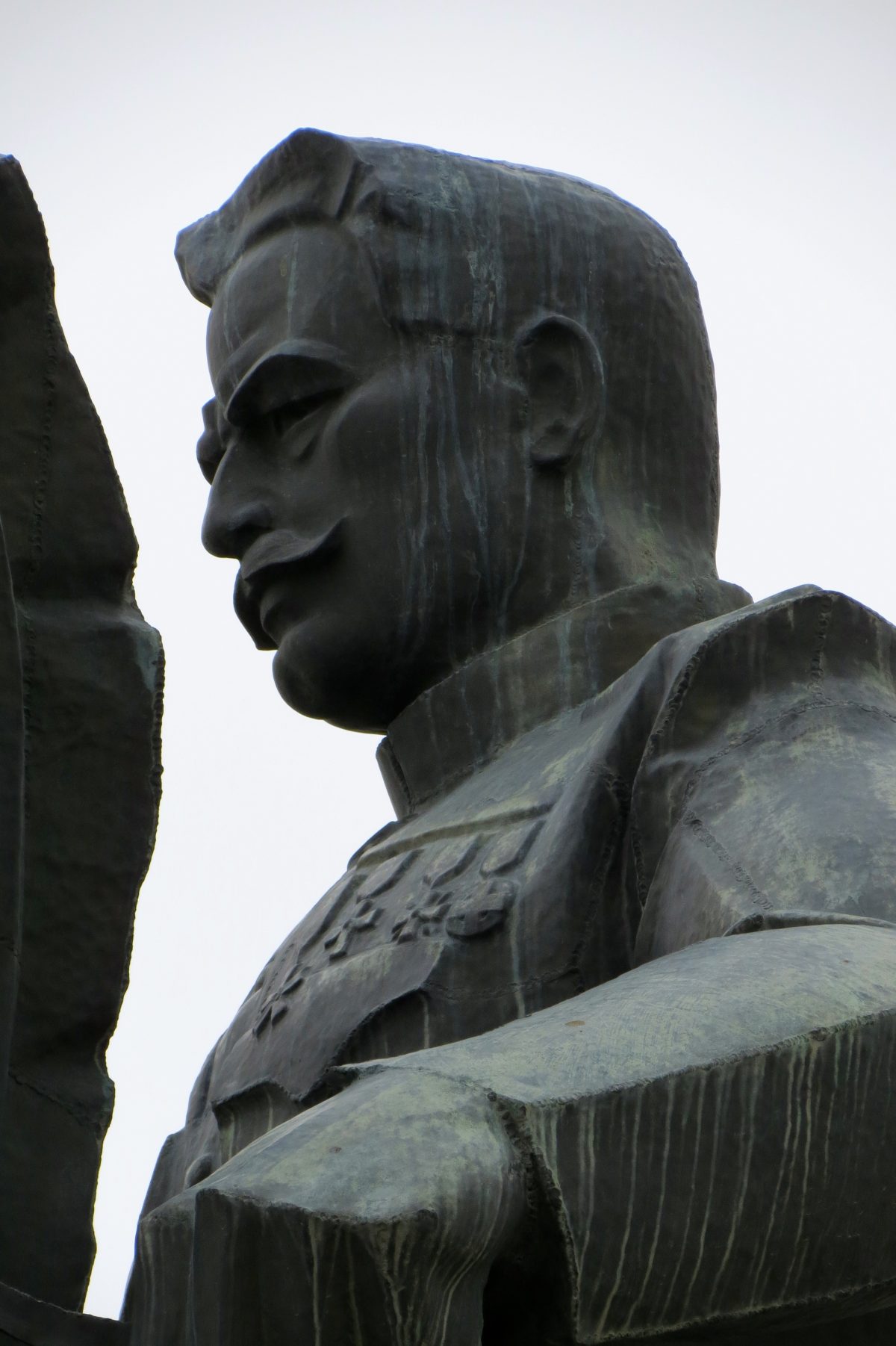 Equestrian statue of Ozanian Andranik in Gyumri Armenia